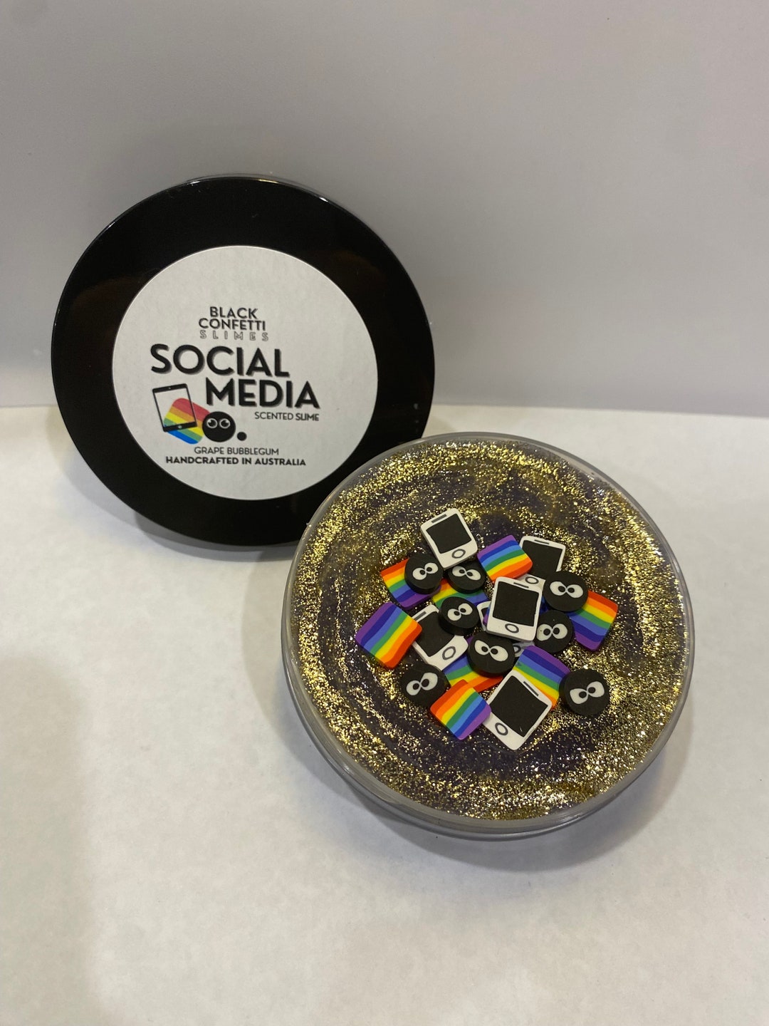 ICEE SLIME, 'social Media', Stretchy Slime, Grape Bubblegum Scented ...