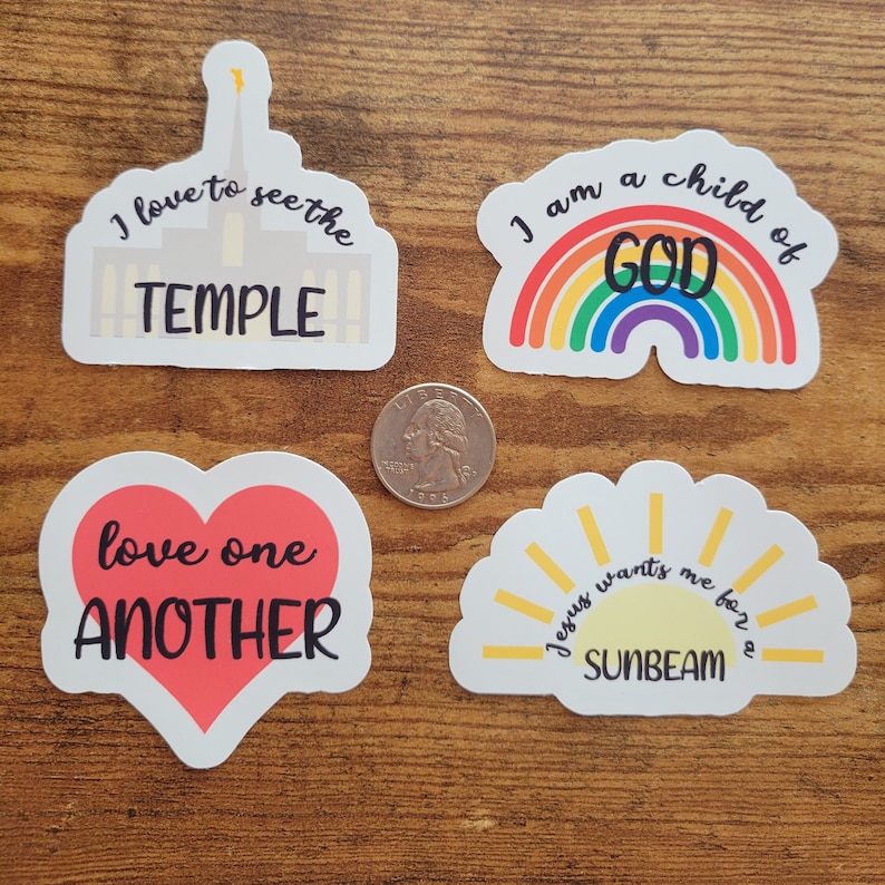 Stickers LDS Christian Children's Primary Songs I Am a - Etsy