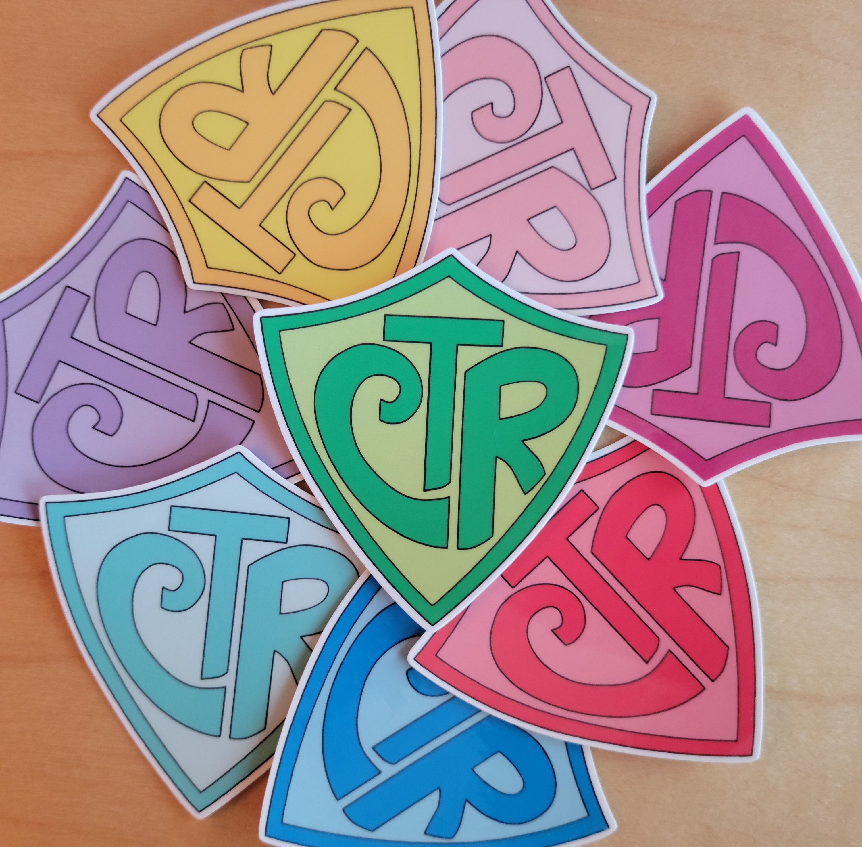 CTR Choose the Right Shield Sticker LDS Christian Youth - Etsy