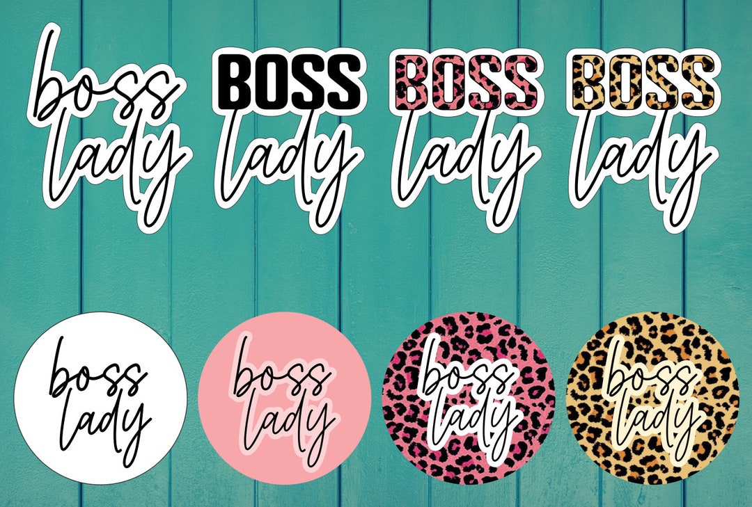 Boss Lady Stickers Decal | Waterproof Options | Matte or Glossy | 2.5 ...