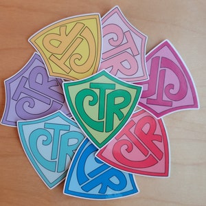 CTR Choose the Right Shield Sticker - LDS Christian Youth Primary ...