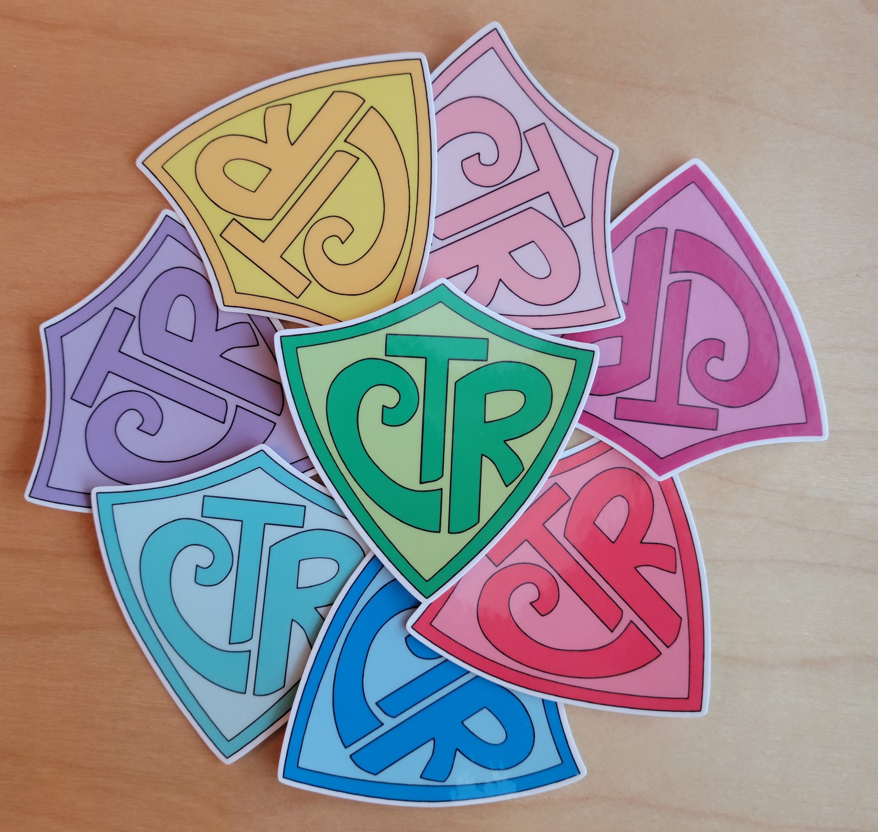 CTR Choose the Right Shield Sticker LDS Christian Youth - Etsy