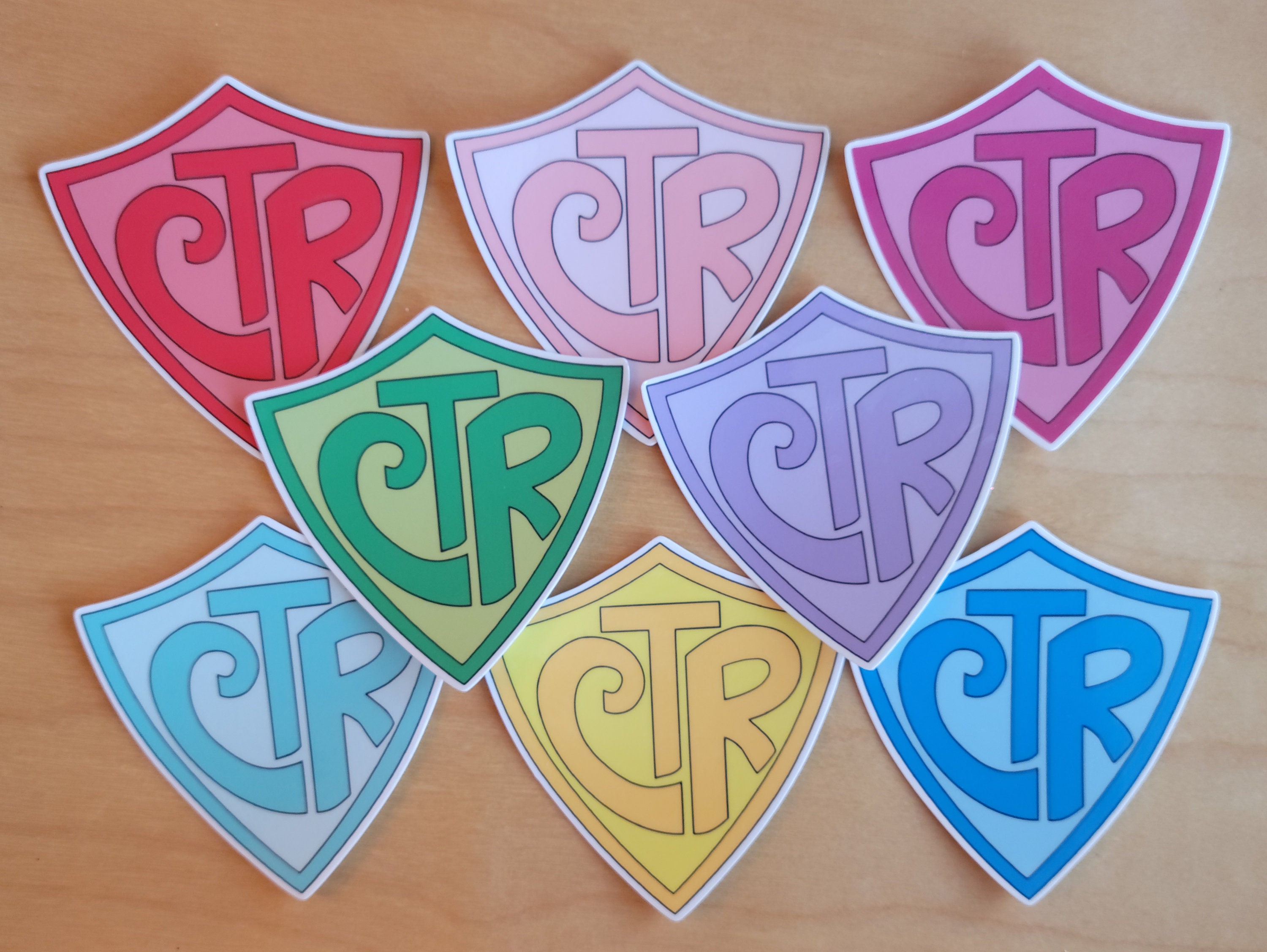 CTR Choose the Right Shield Sticker LDS Christian Youth - Etsy