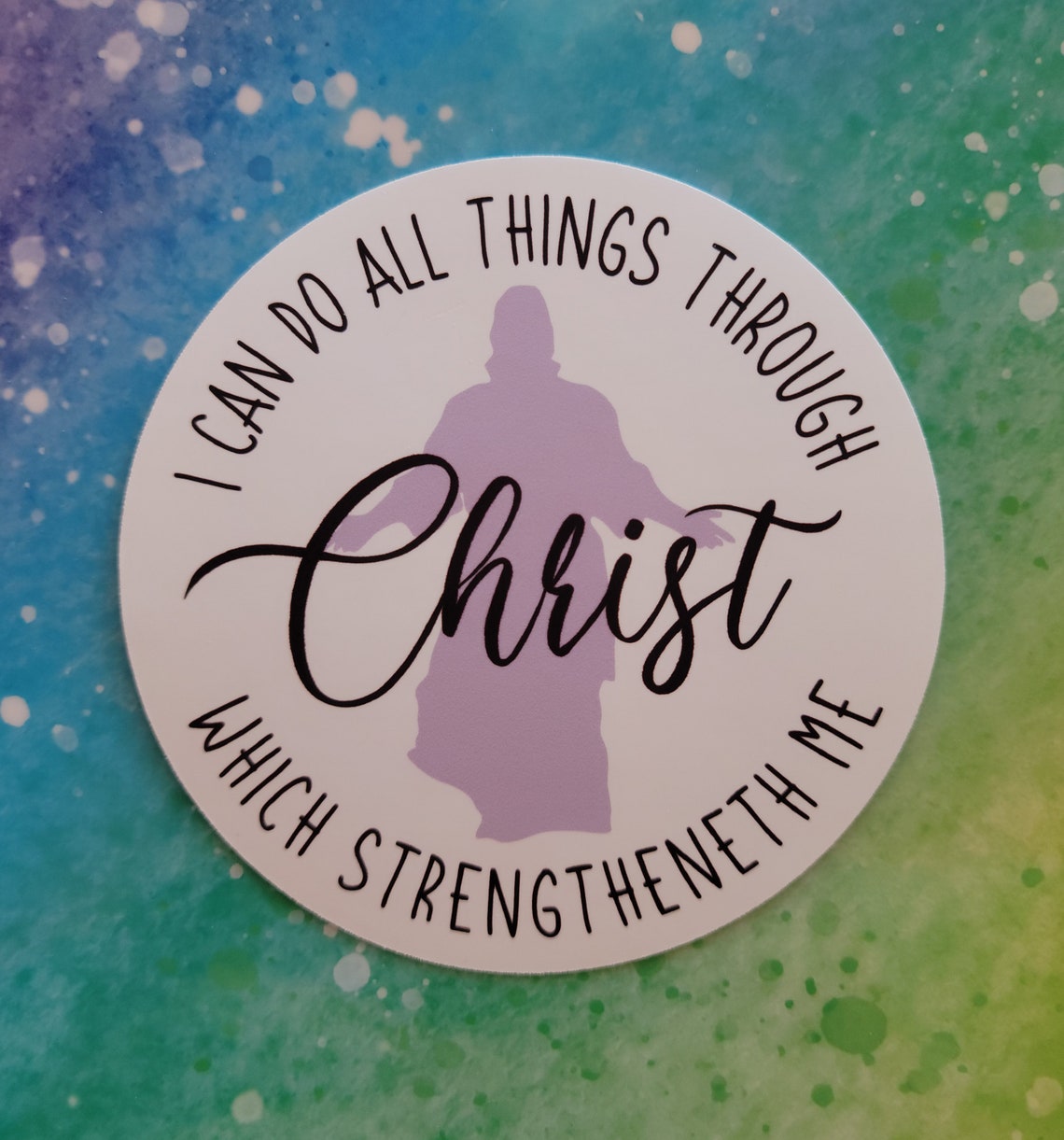 2.5" Round Stickers LDS Youth Theme 2023 I Can Do All Things Through ...