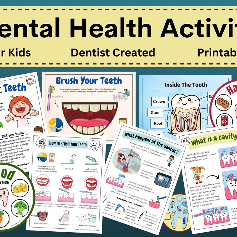 Oral Care Posters - Etsy