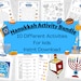 Hanukkah Activity Pack & Game Bundle for Kids Menorah Art and Craft ...