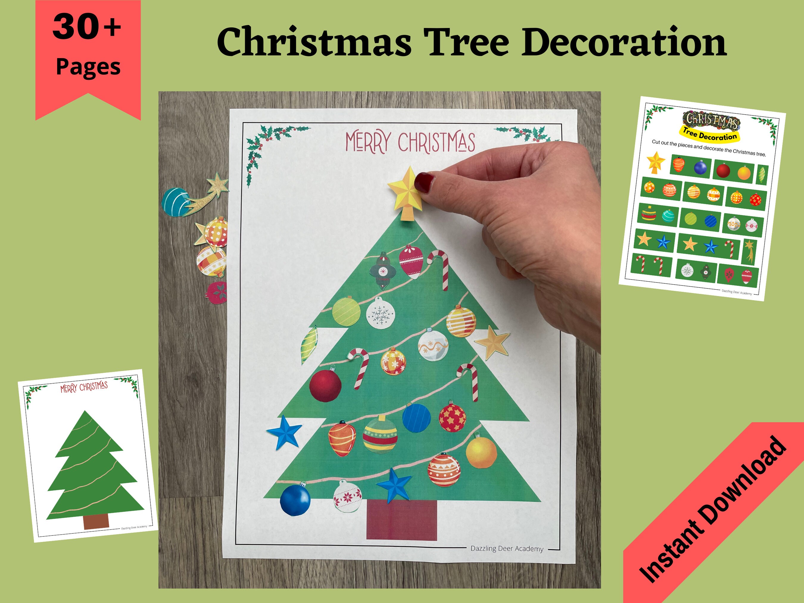 Printable Christmas Activity Book for Kids, Kids Christmas Activities ...
