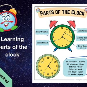Learn to Tell Time Printable Activity, Telling Time Worksheet ...