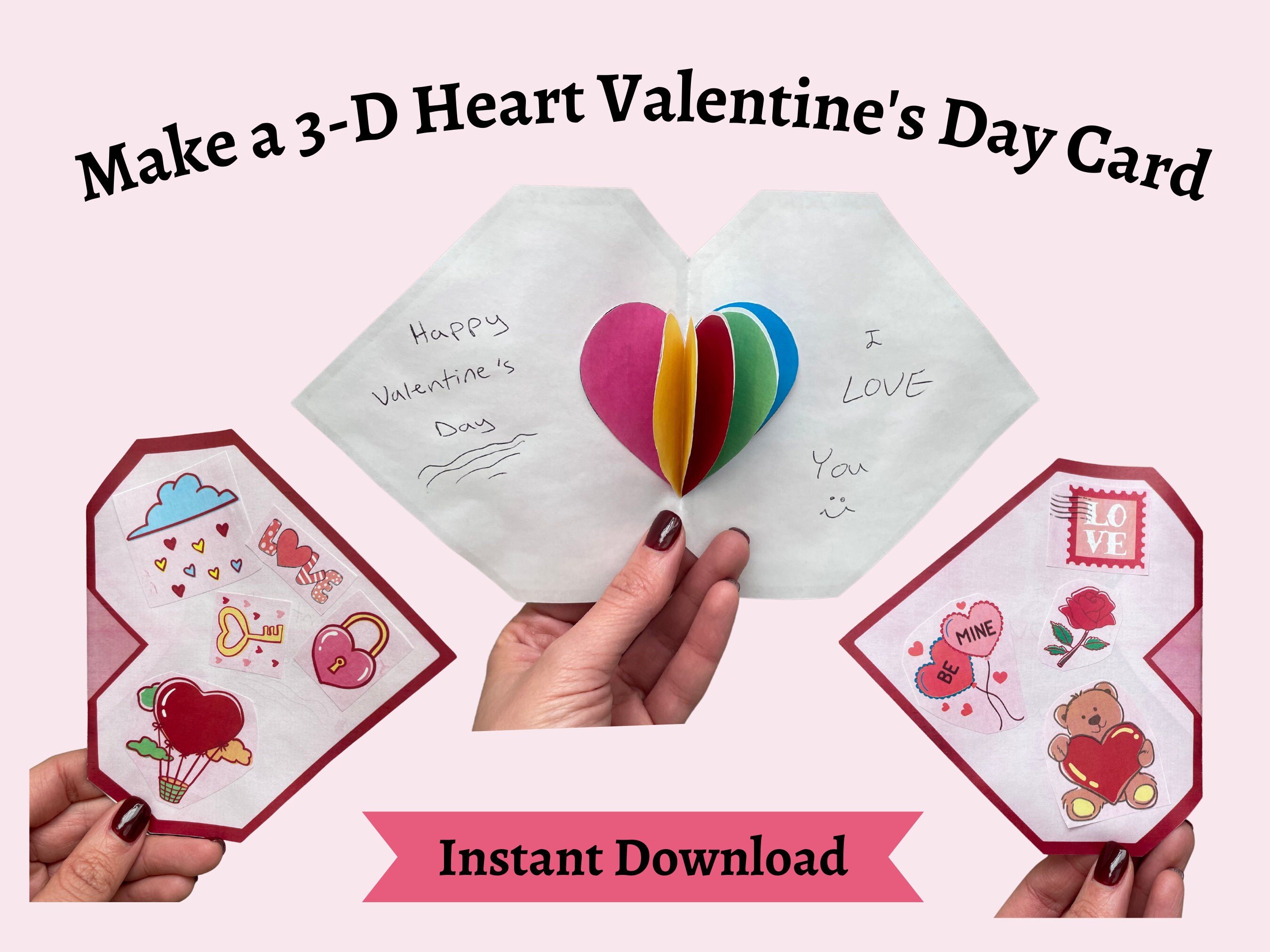 Valentine's Day Activities for Kids, Printable, Valentine Card ...