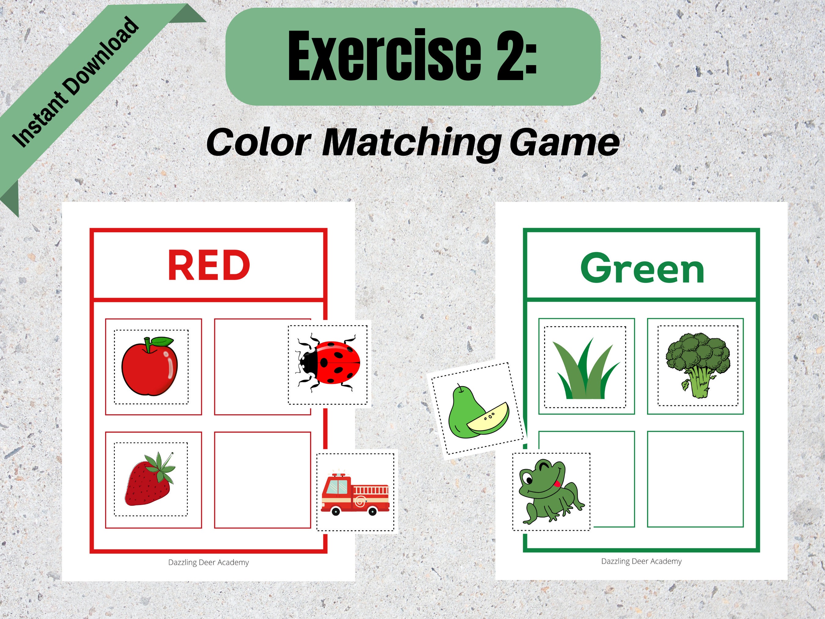 Color Learning Activities for Kids, Printable, Color Flashcards, Color ...