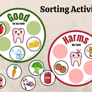 Dental Health Printable Activity for Kids, Preschool Busy Book ...