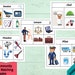 42 Occupation / Job Flashcards & 12 Community Helper Matching by ...