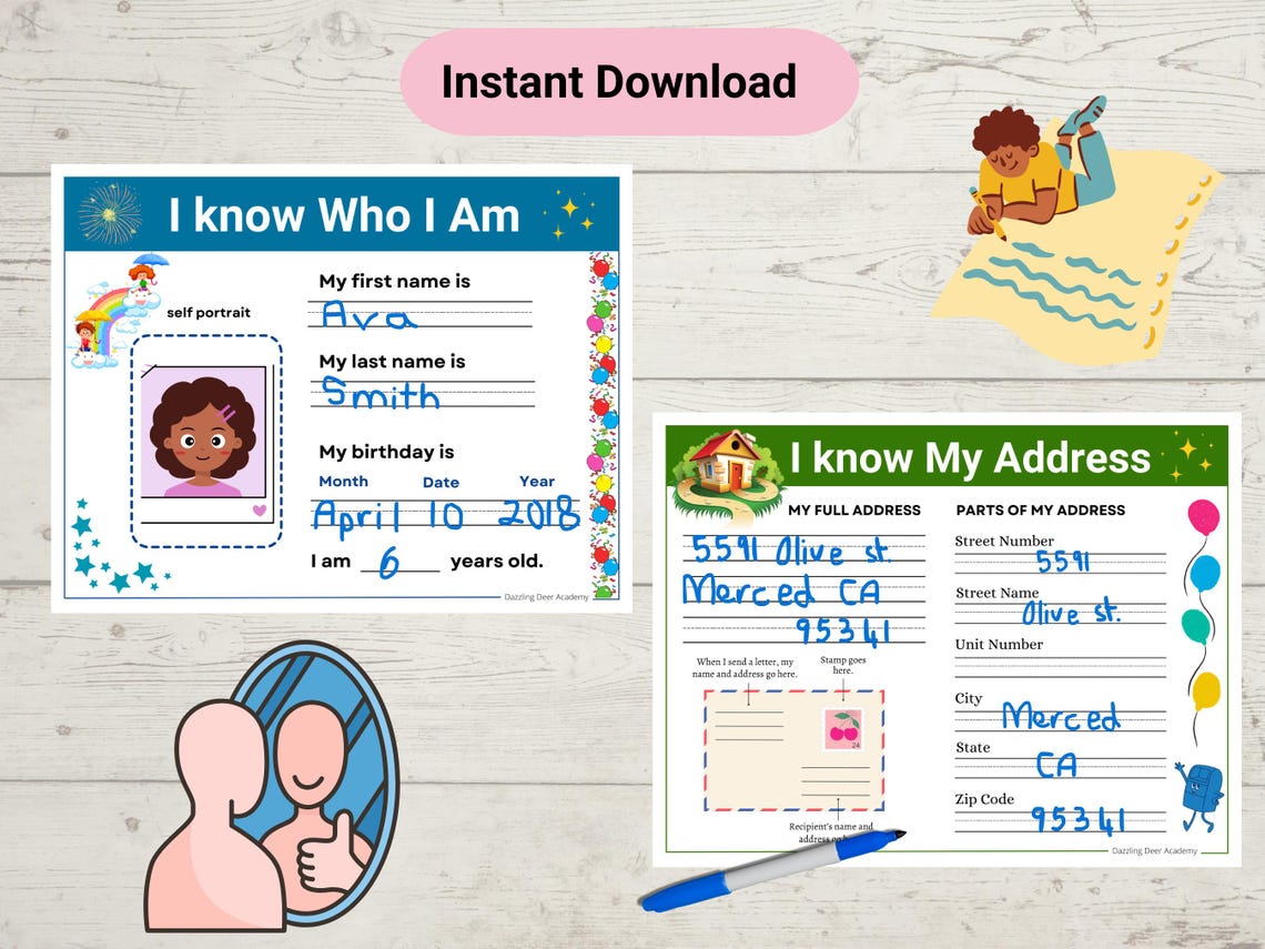 Life Skills for Kids Printable Activity. Home School Curriculum ...