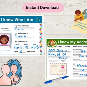 Life Skills for Kids Printable Activity. Home School Curriculum ...