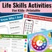 Life Skills for Kids Printable Activity. Home School Curriculum ...