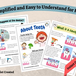 Dental Health Printable Activity for Kids, Preschool Busy Book ...