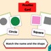 Montessori Shapes Flashcards & Worksheets for Kids Shape - Etsy