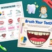 Dental Health Printable Activity for Kids, Preschool Busy Book ...