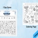 Hanukkah Activity Pack & Game Bundle for Kids Menorah Art and Craft ...