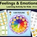 Kids Emotions & Feelings. Emotion Wheel, Emotion Flashcards, Feeling ...