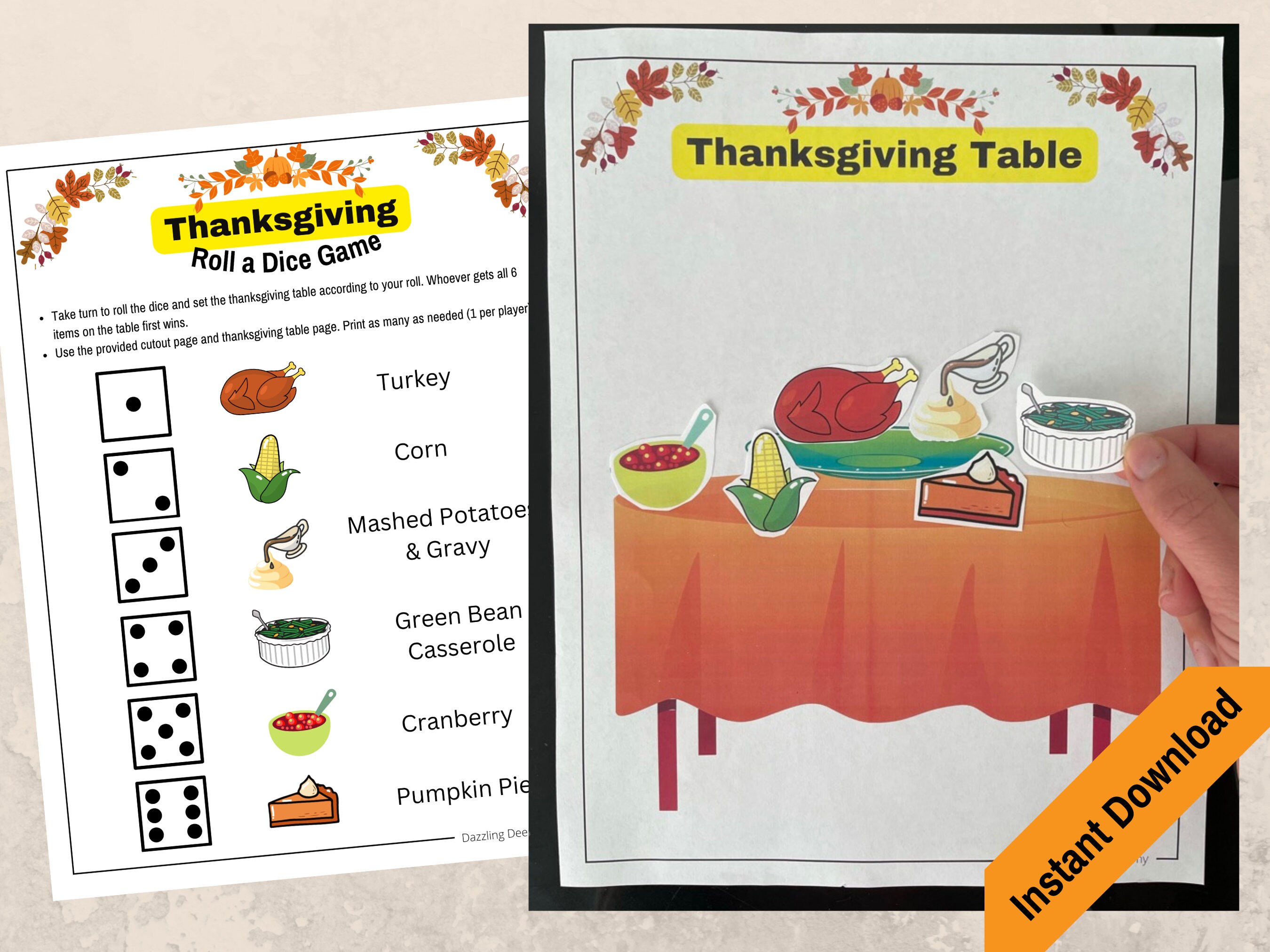 Thanksgiving Activity Pack & Game Bundle for Kids; Thanksgiving Turkey ...