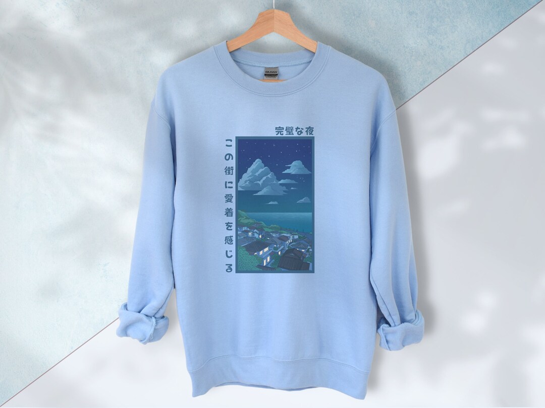 Kawaii Japanese Sweatshirt - Japanese Sweater - Kawaii Clothes - Anime ...