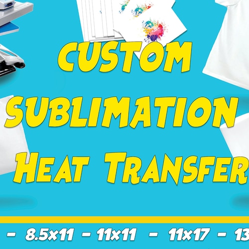 Custom Ready to Press Sublimation Transfers Wholesale Print on - Etsy