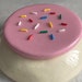 XL Trinket Box Sugar Cookie With Rainbow Sprinkles. Cute Clay Sugar ...