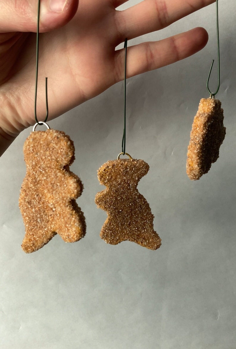 Dino Nugget Ornaments 3pk Chicken Nuggets Holiday Christmas Tree ...