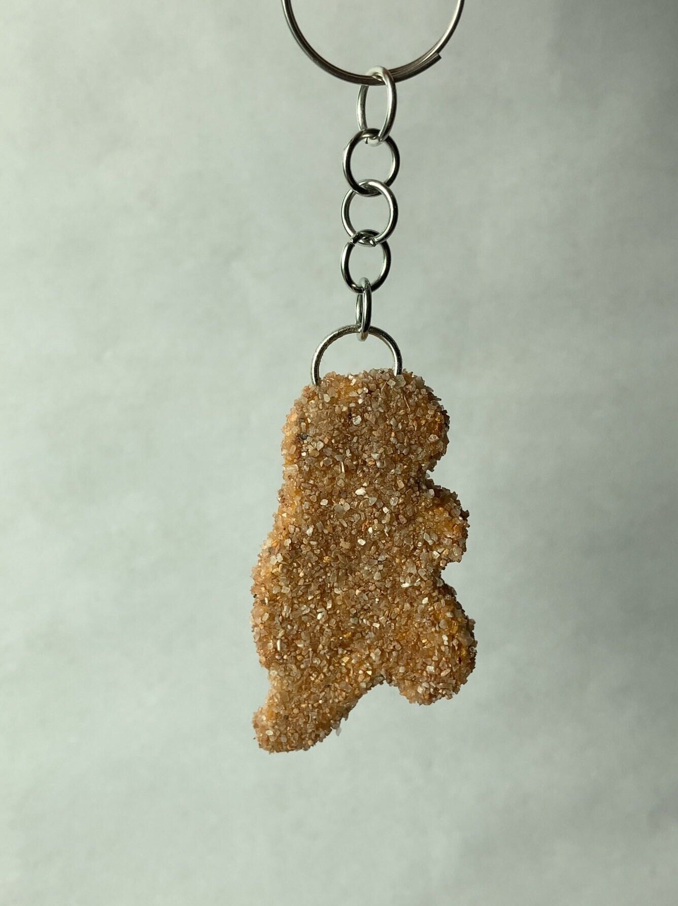 Dino Nugget Keychain Chicken Nugget Keychain - Etsy