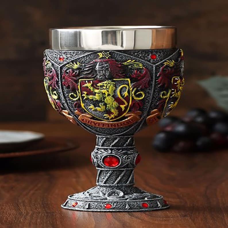7 Tall Hogwarts Decorative Goblet Ravenclaw Goblet Gryffindor Goblet ...