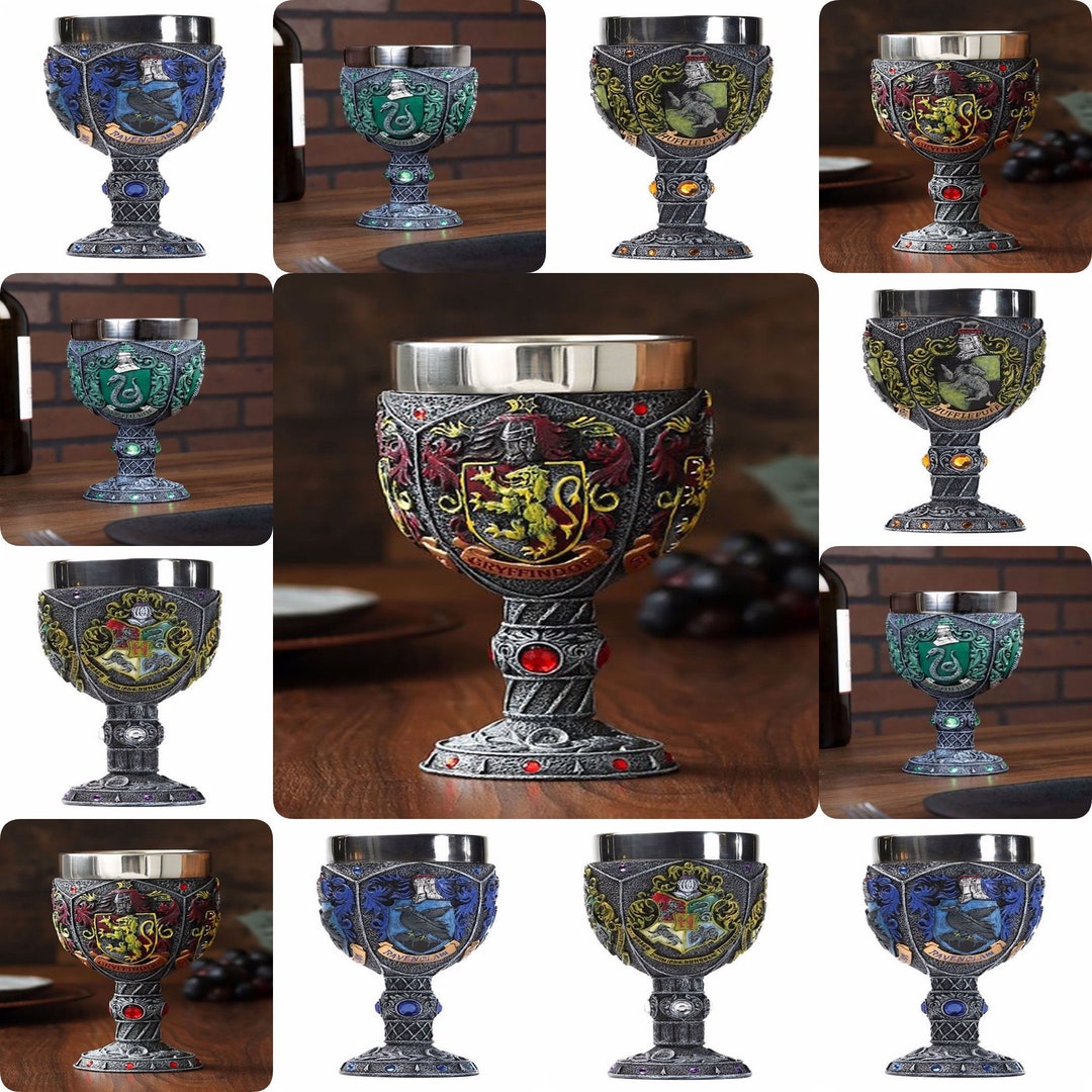 7 Tall Hogwarts Decorative Goblet Ravenclaw Goblet Gryffindor Goblet ...