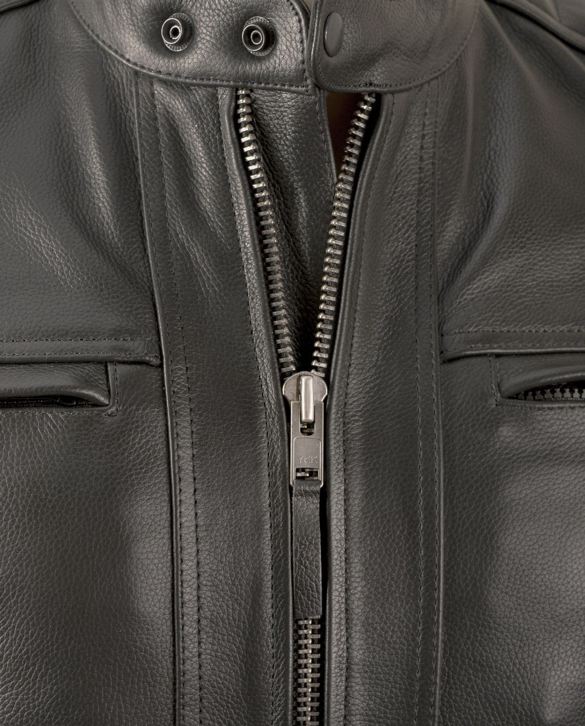 MUGELLO Men's Real Leather Motorcycle Jacket in Black Cowhide. Perfect ...