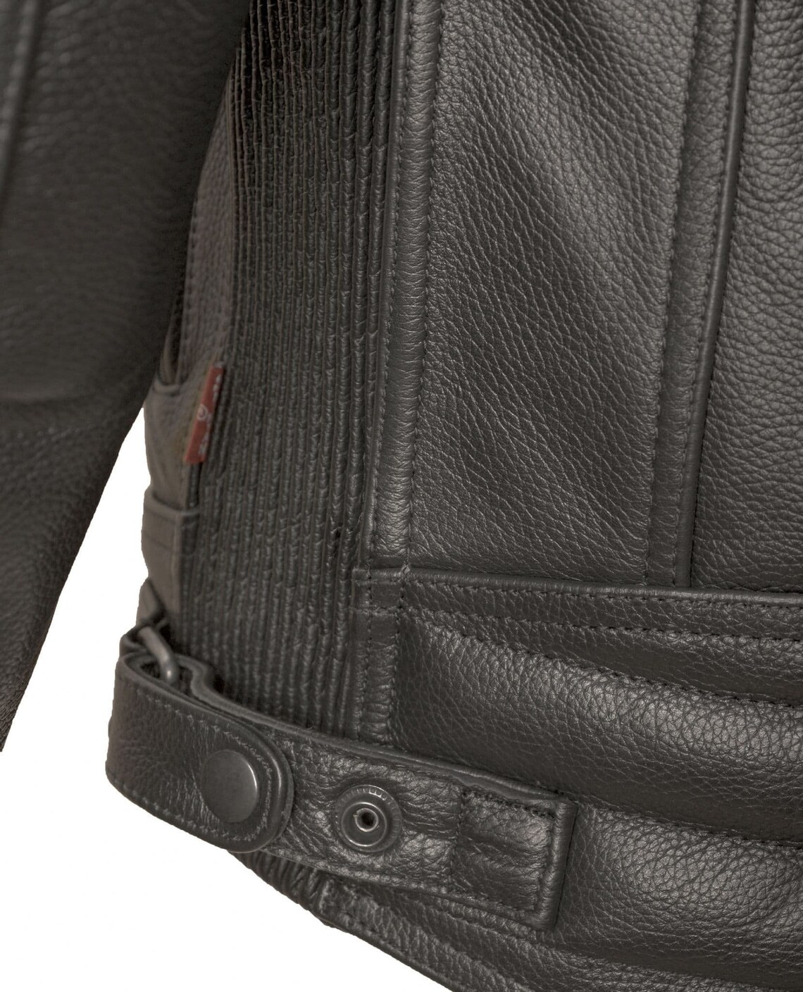 MUGELLO Men's Real Leather Motorcycle Jacket in Black Cowhide. Perfect ...