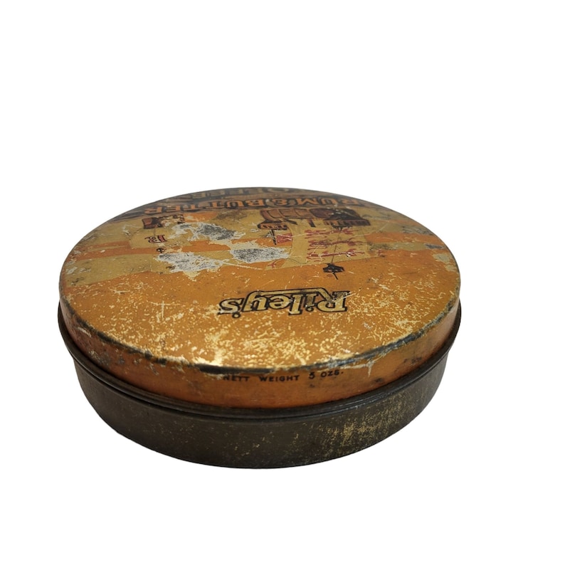 Vintage Rileys Rum & Butter Toffee Tin Riley Bros Halifax England Candy ...