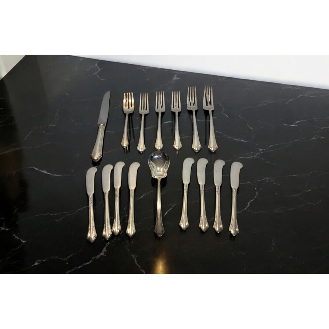 Vintage 1930's Gorham Lady Caroline Pattern Silverplate Silverware ...