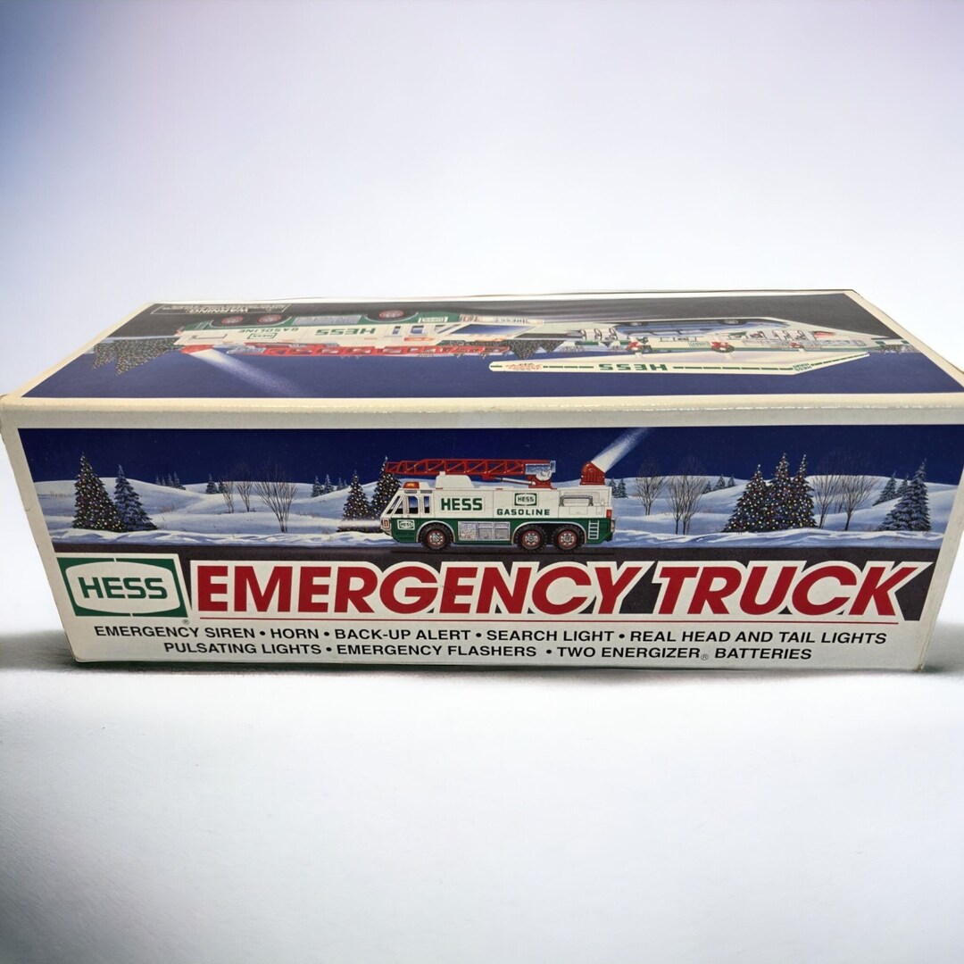 Vintage 1996 Hess Emergency Truck Collectible Toy Advertising NOS - Etsy