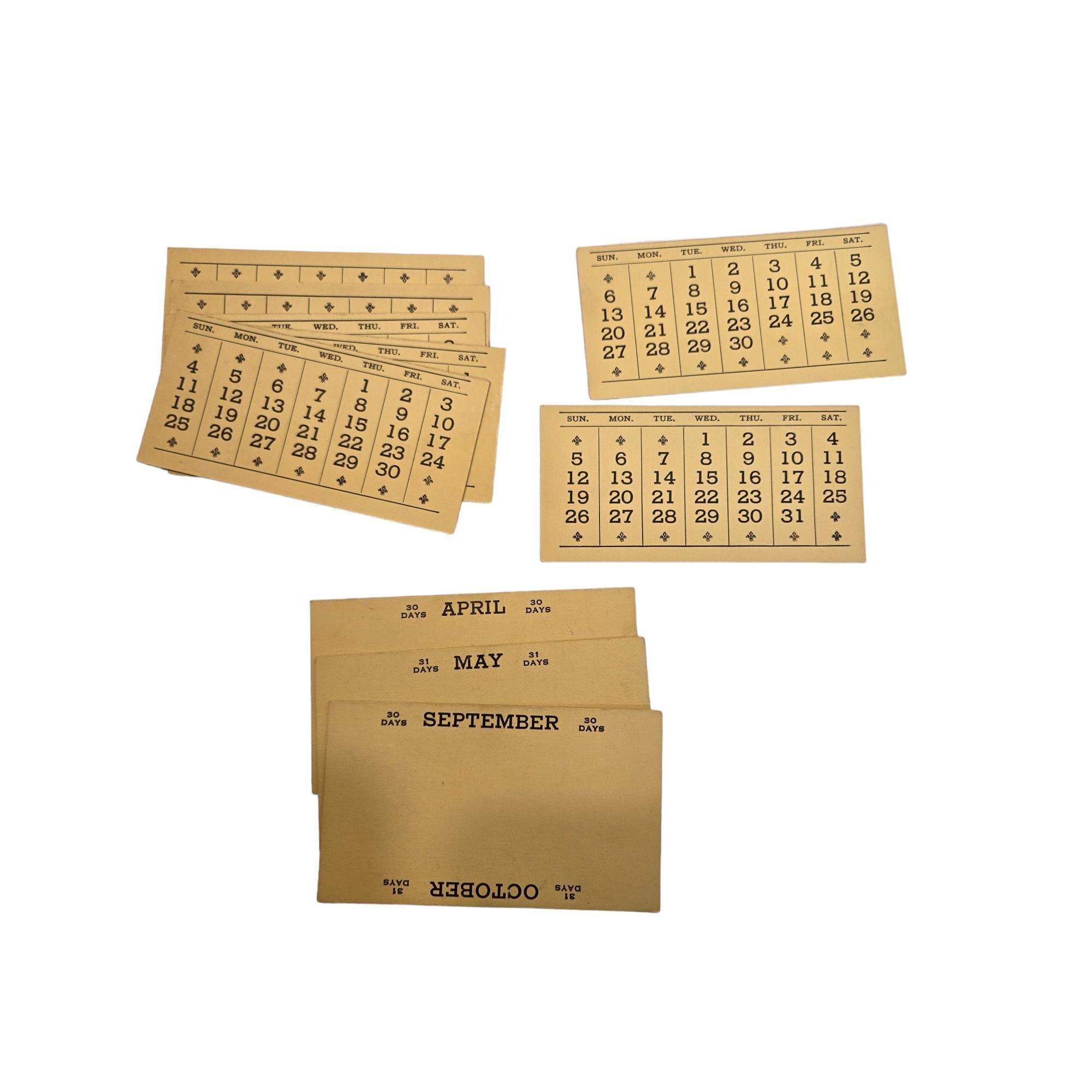 Vintage Syroco Wooden Desk Calendar W/changeable Monthly Dates Sailboat ...