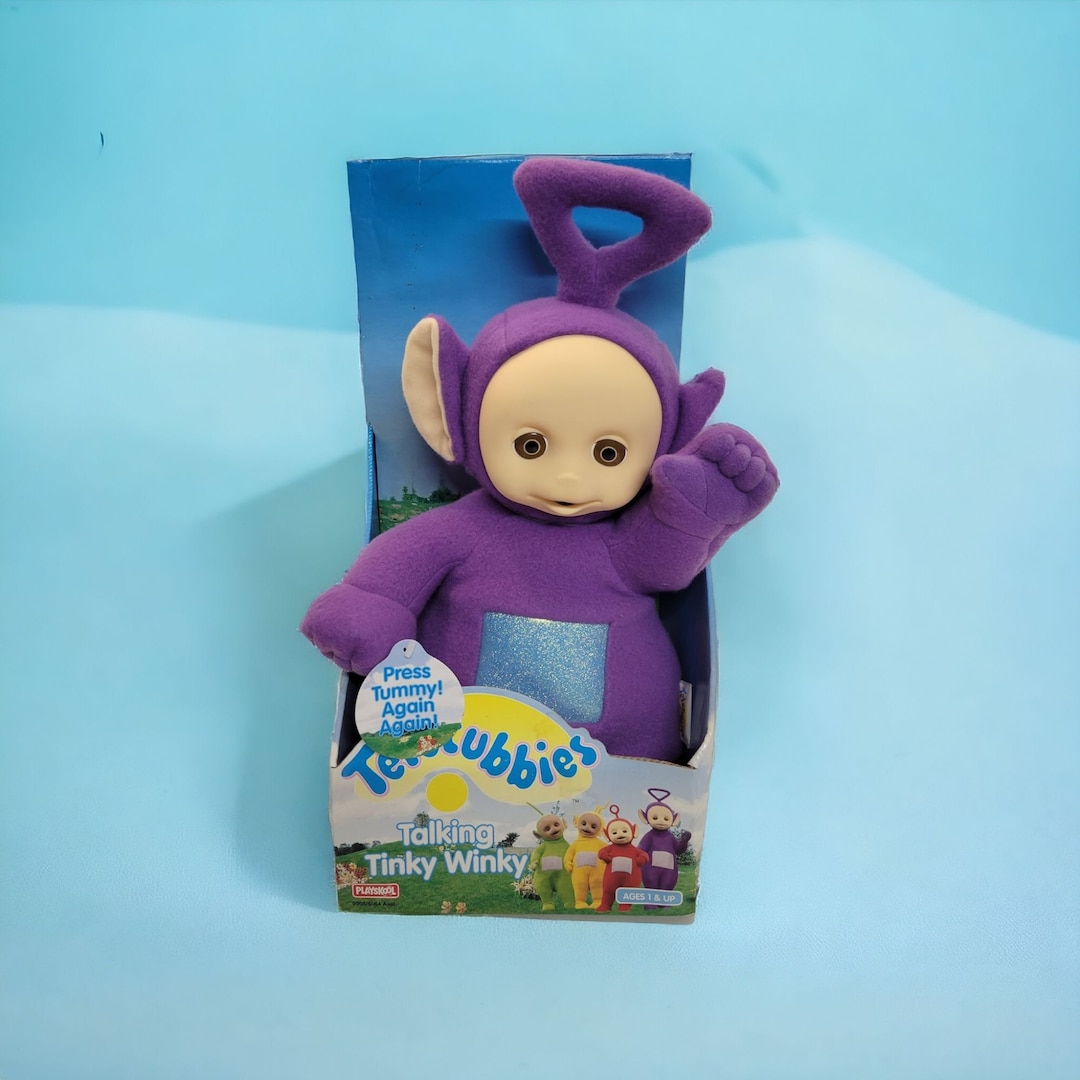 Vintage 1998 Playskool Teletubbies Talking Tinky Winky Plush - Etsy