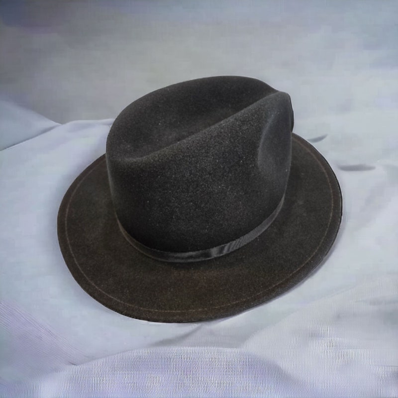 Black Fedora Hat - Etsy