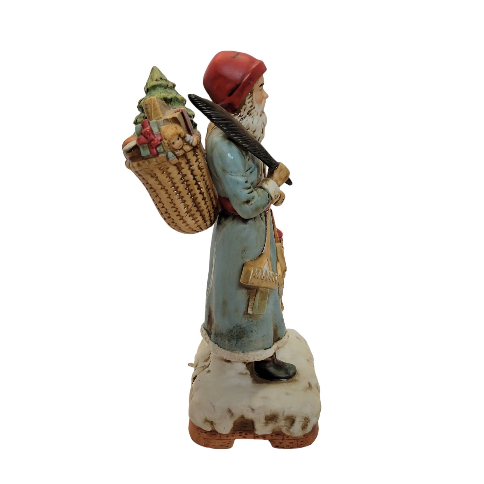 Vintage Shmid the Shackman Collection Santa Figurine 1986 - Etsy