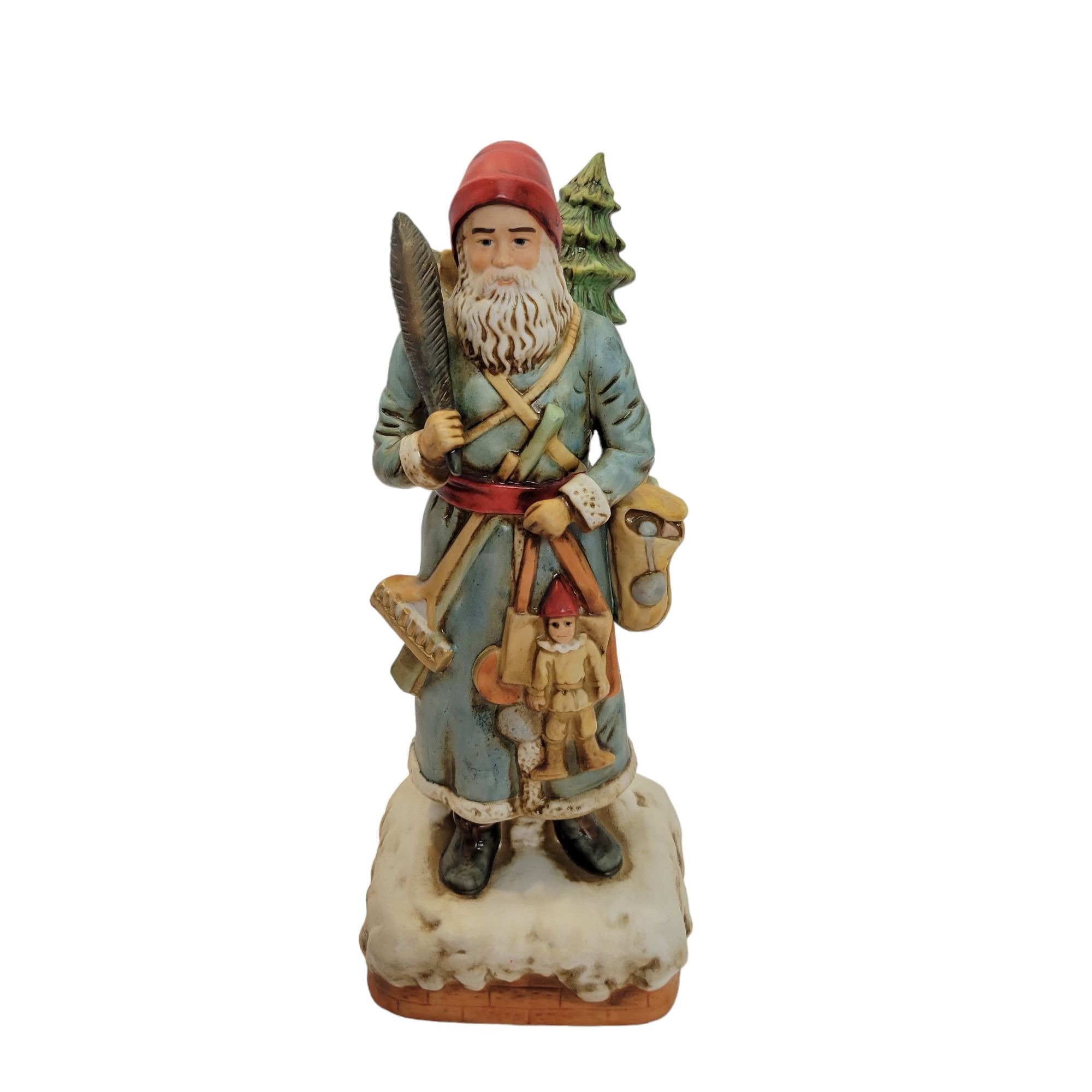 Vintage Shmid the Shackman Collection Santa Figurine 1986 - Etsy