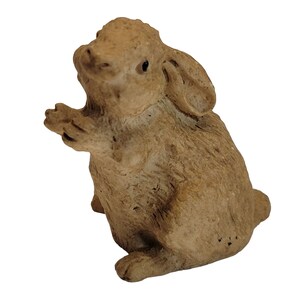 Vintage Pair of 2 Miniature Ceramic Bunnies Rabbits Figurines Animals ...