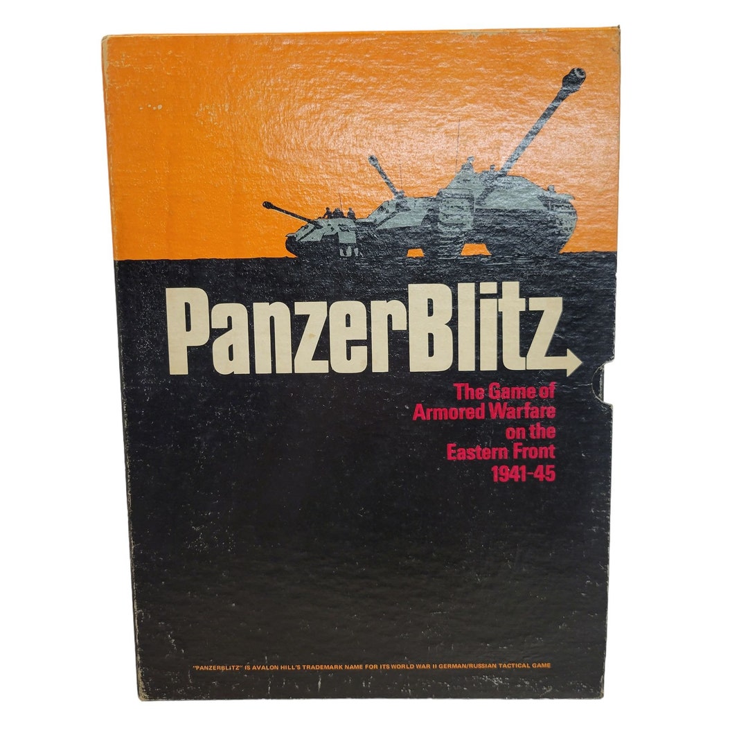 Vintage 1970 Panzer Blitz Board Game Avolon Hill Complete Some - Etsy
