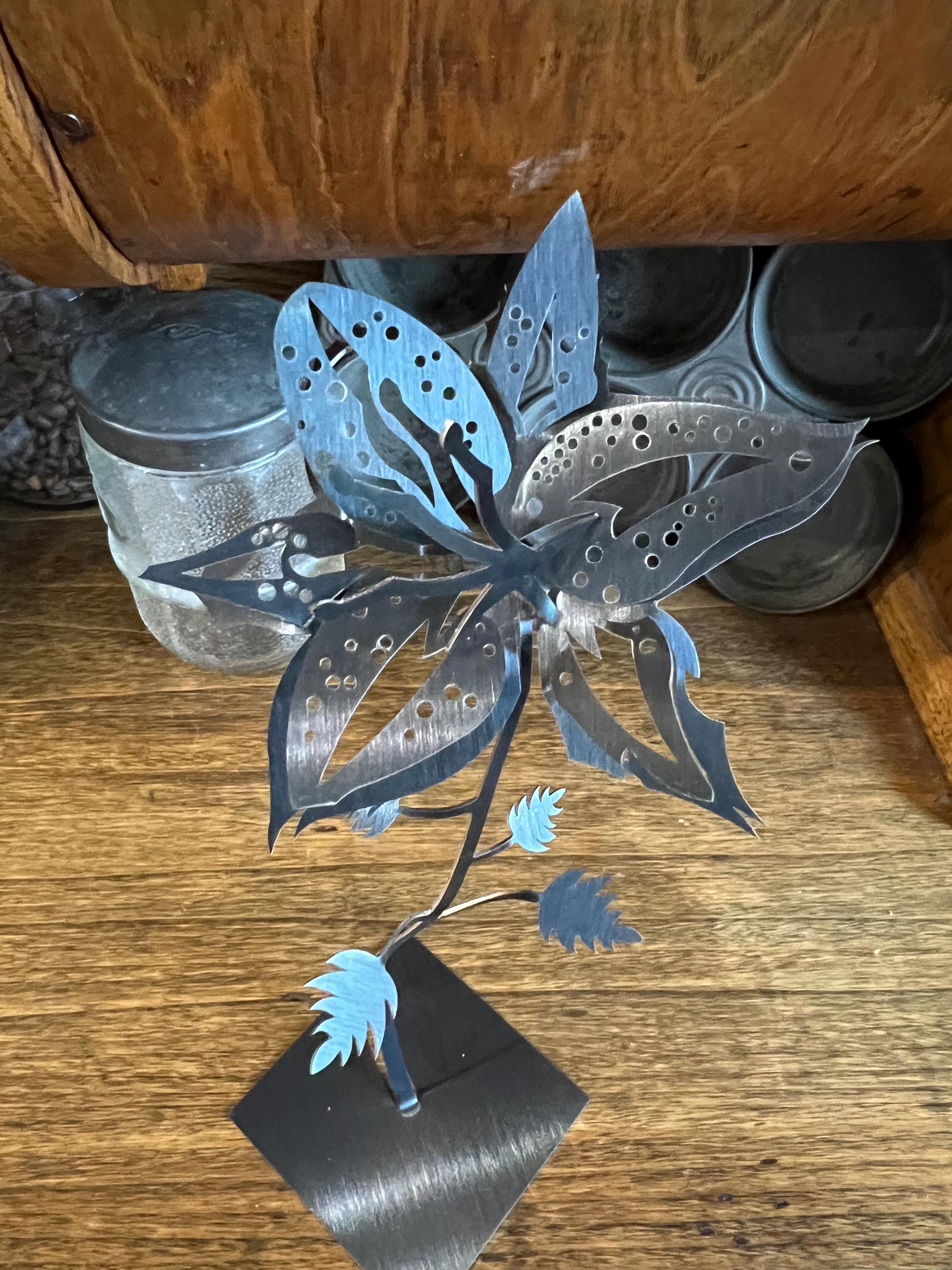 Hibiscus Standing Flower - CNC Cut File - Cut Ready DXF - Etsy