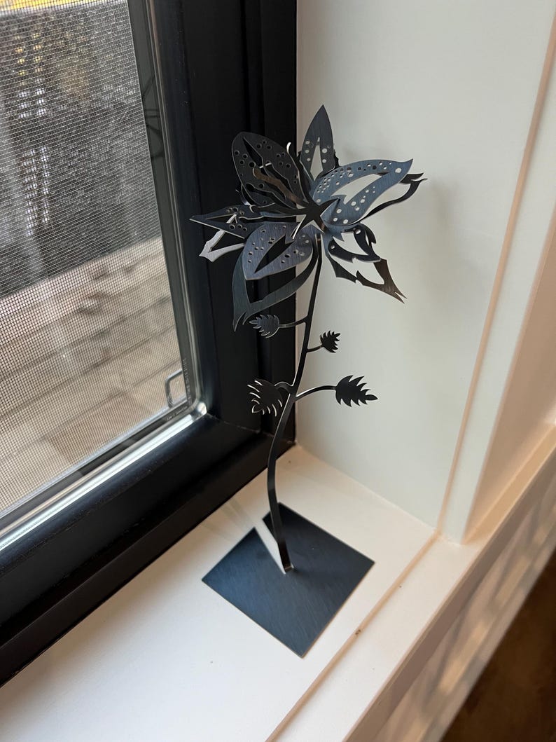 DXF Cut File for Metal 3D Hibiscus Flower - Etsy