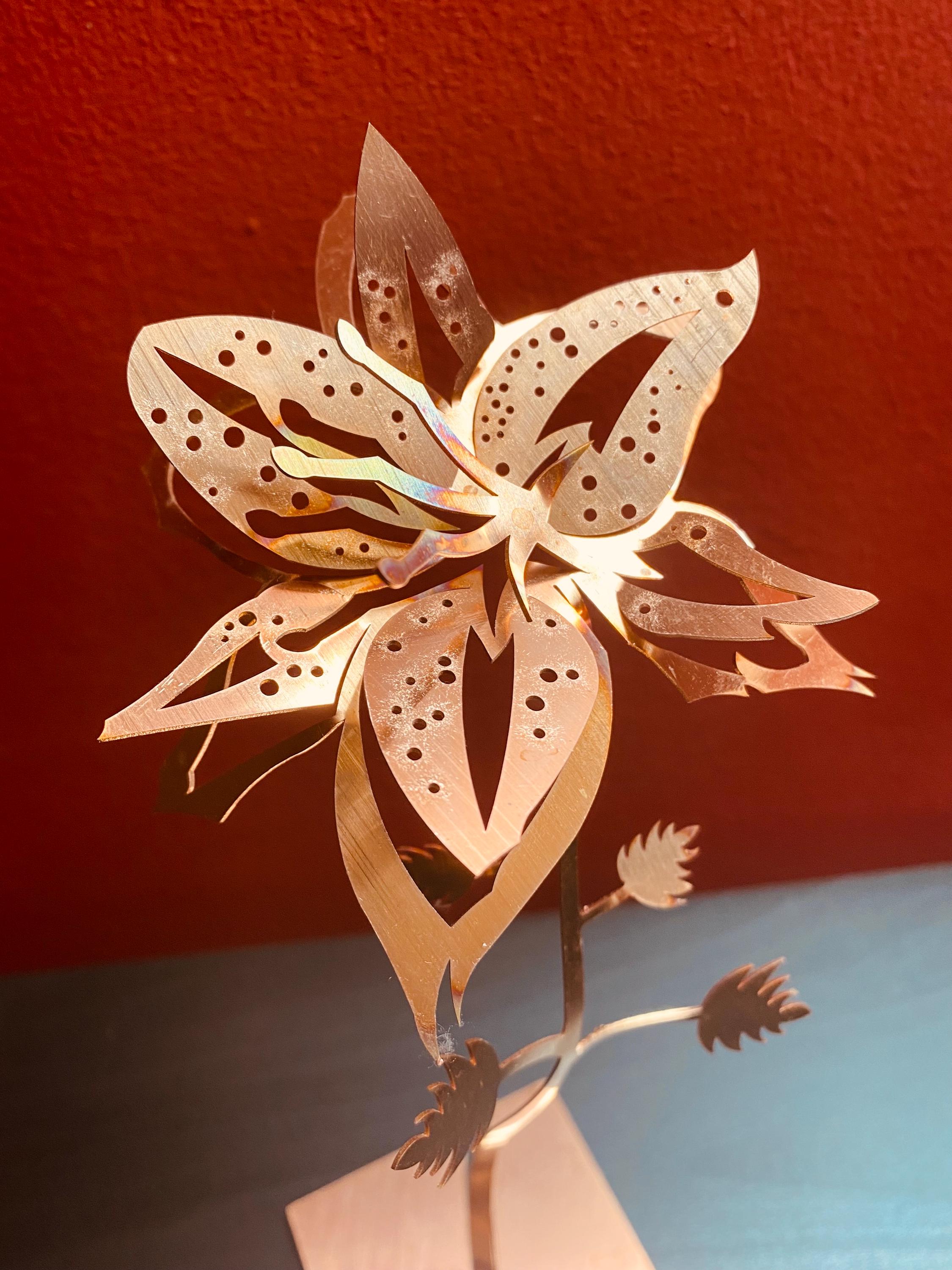 DXF Cut File for Metal 3D Hibiscus Flower - Etsy