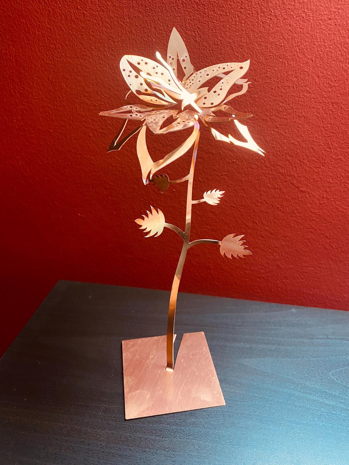 Hibiscus Standing Flower - CNC Cut File - Cut Ready DXF - Etsy