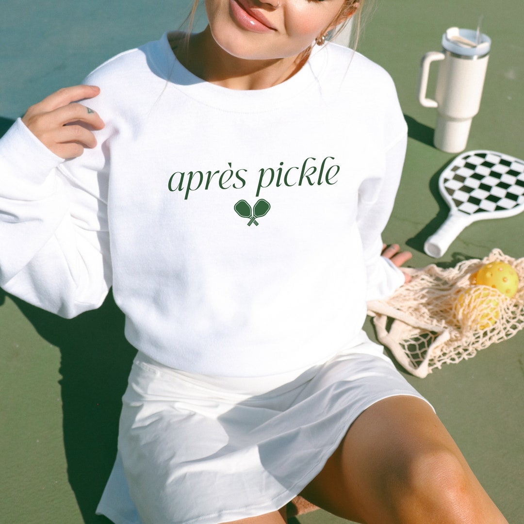 Après Pickleball Sweatshirt Old Money Aesthetic Pickleball Bachelorette ...
