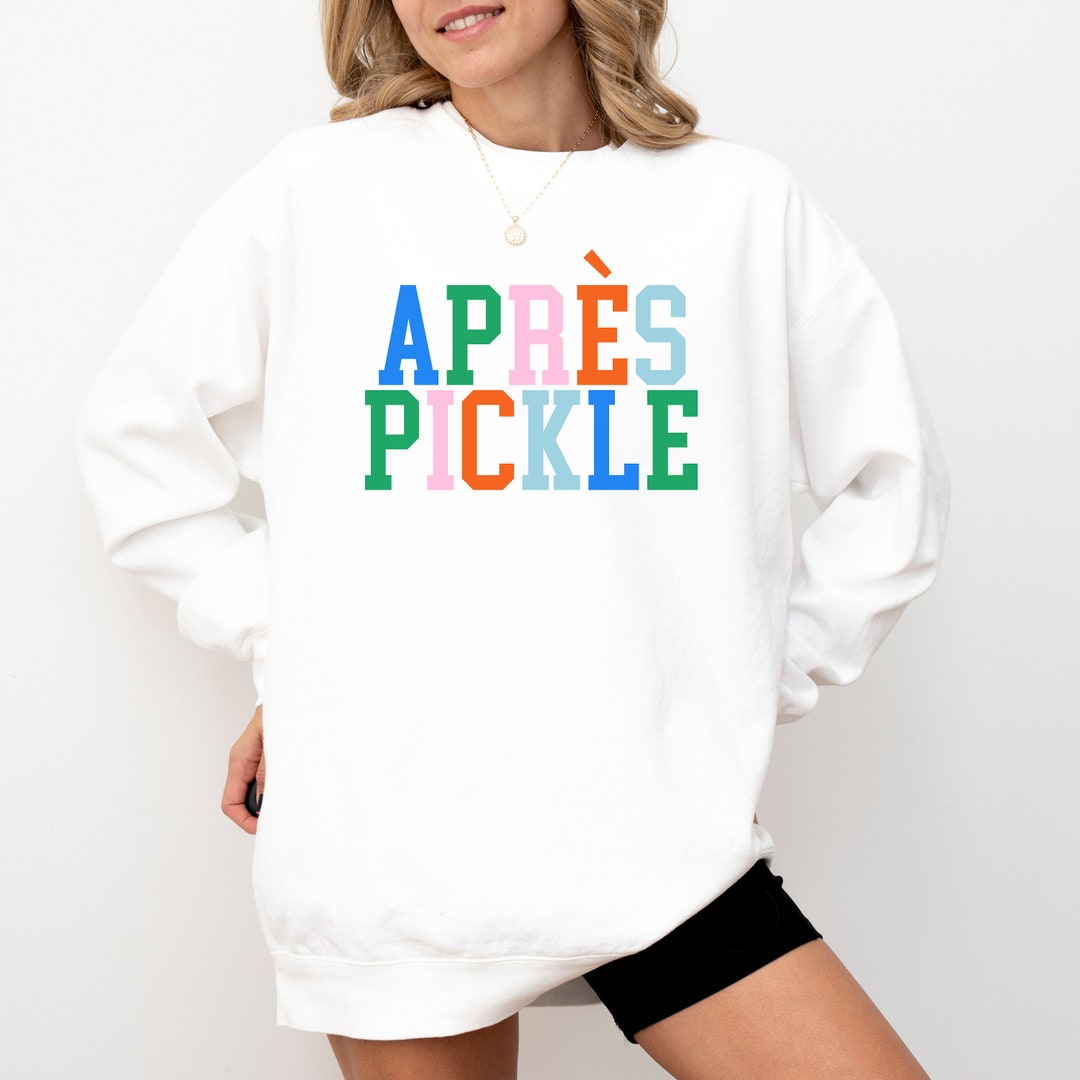 Apres Pickleball Sweatshirt Old Money Aesthetic Pickleball Bachelorette ...